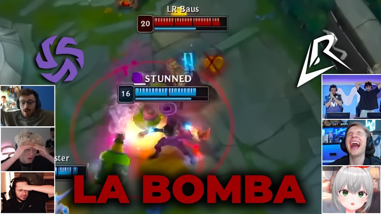 Streamers Go Crazy Seeing Baus BOMBA vs LEC Players - YouTube