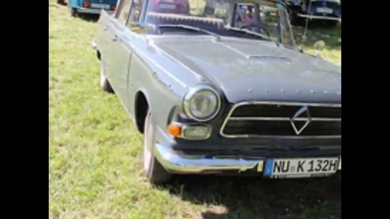 1950s Cars Borgward P100 Classic Cars - YouTube