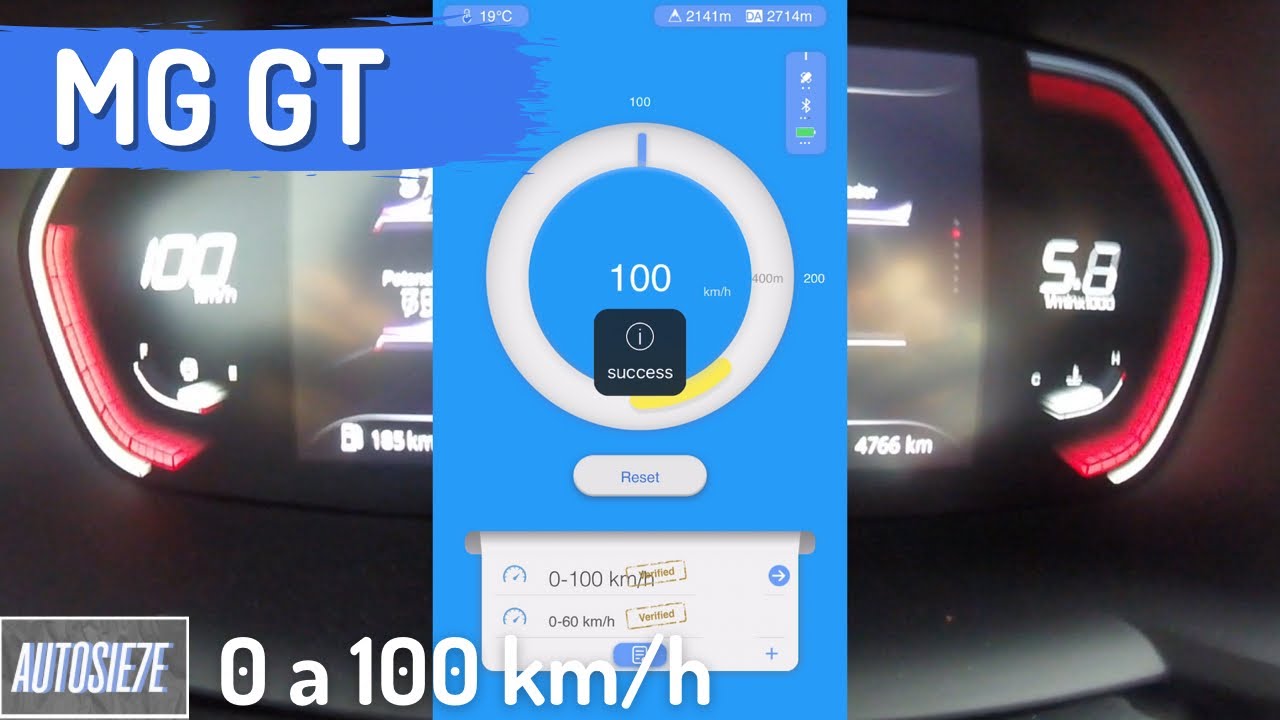 MG GT: 0 a 100 km/h (0 to 62 MPH). | AUTOSIE7E - YouTube