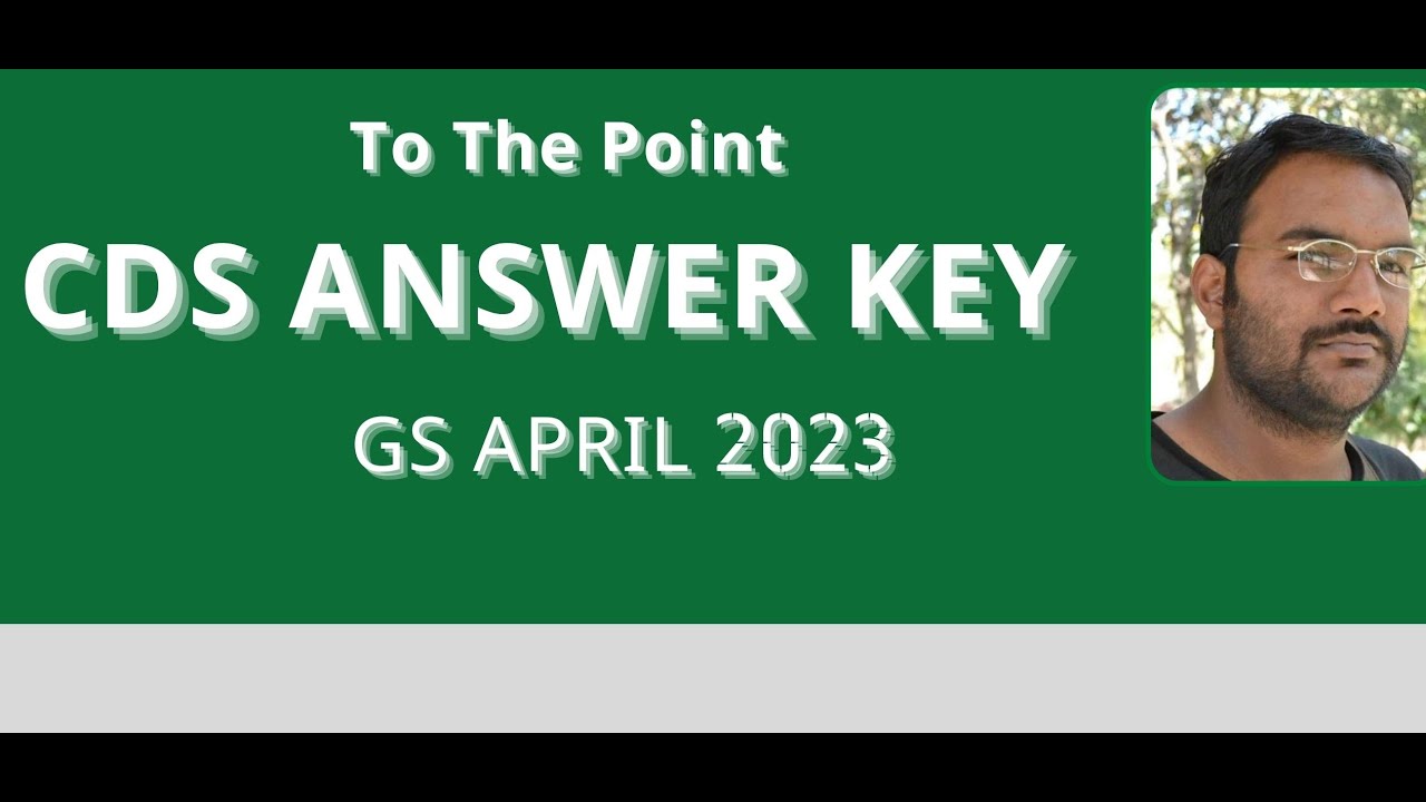 CDS 1 2023 Answer Key | Fully Solved Question Paper | Expected Cut Off ...