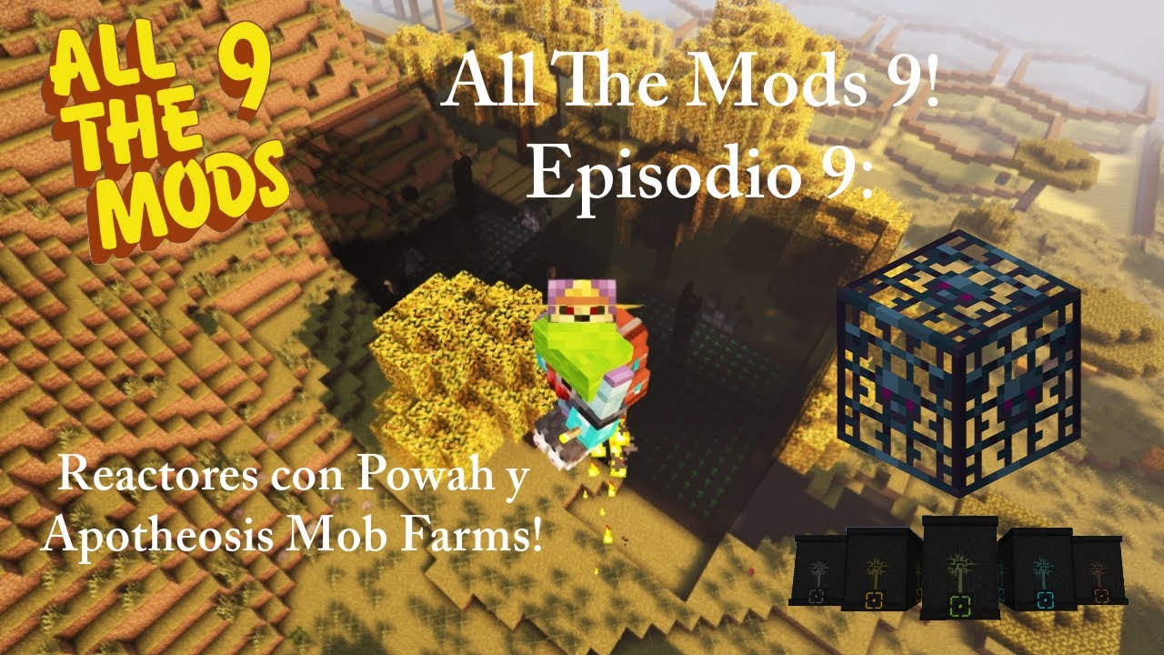 ATM9 En Español! Episodio 9 - Reactores con Powah y Apotheosis Mob ...