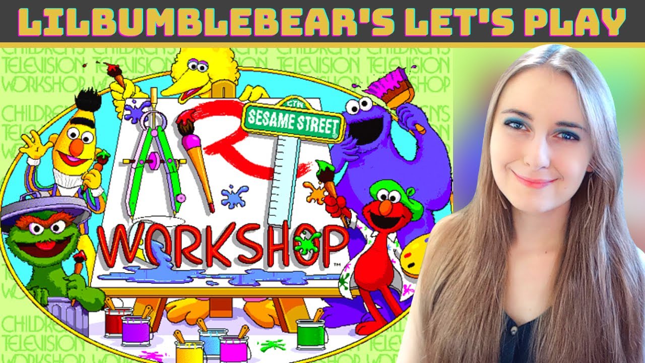 Sesame Street: Elmo's Art Workshop Full Gameplay - YouTube