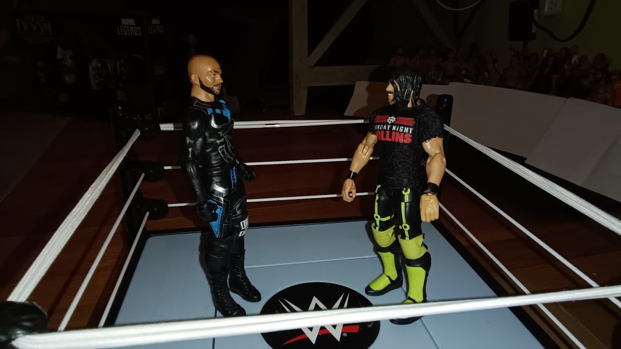 Ricochet and Seth Rollins have a promo about their match at ACW WrestleMania - YouTube