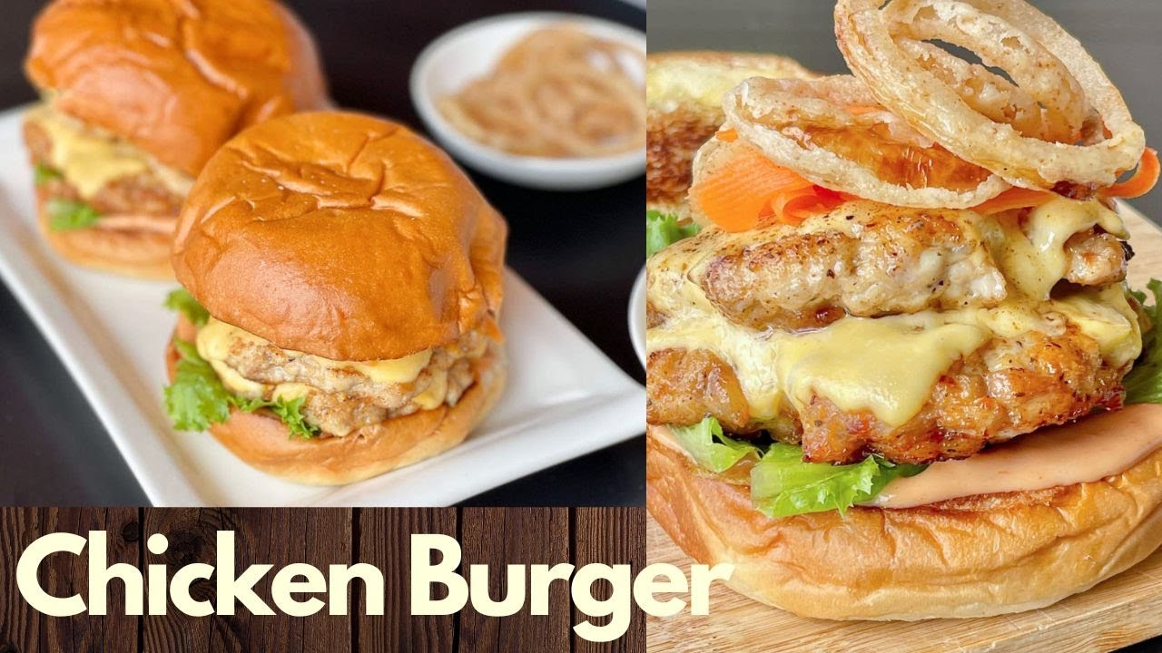 Ultimate Chicken Smash Burger Recipe - YouTube