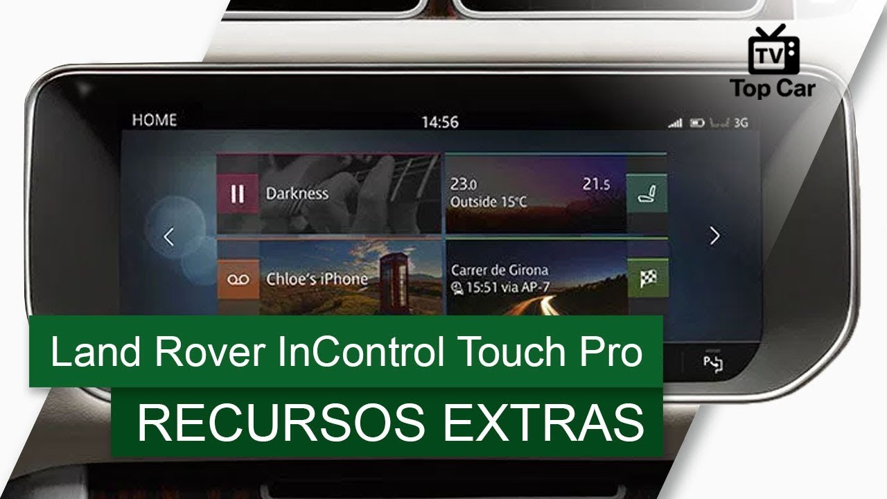 Land Rover InControl Touch Pro - Função Recursos Extras - Land Rover ...