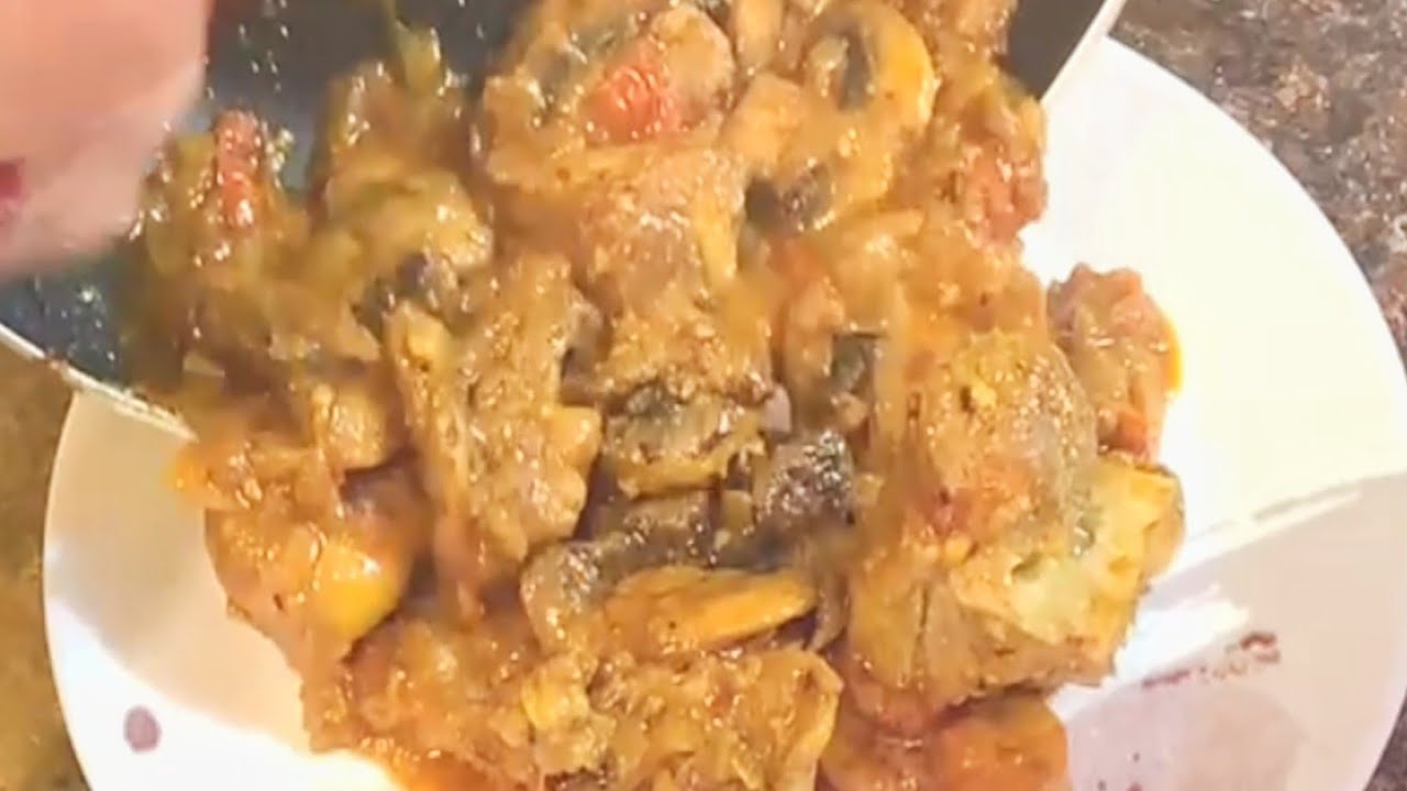 Mutton Mushrooms Recipe By Yam Yam And Tam Tam - YouTube