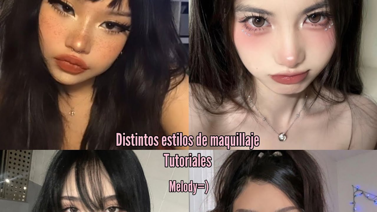 Distintos estilos de maquillaje tutoriales - YouTube