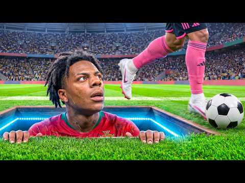 I Built iShowSpeed a SECRET Soccer Field!