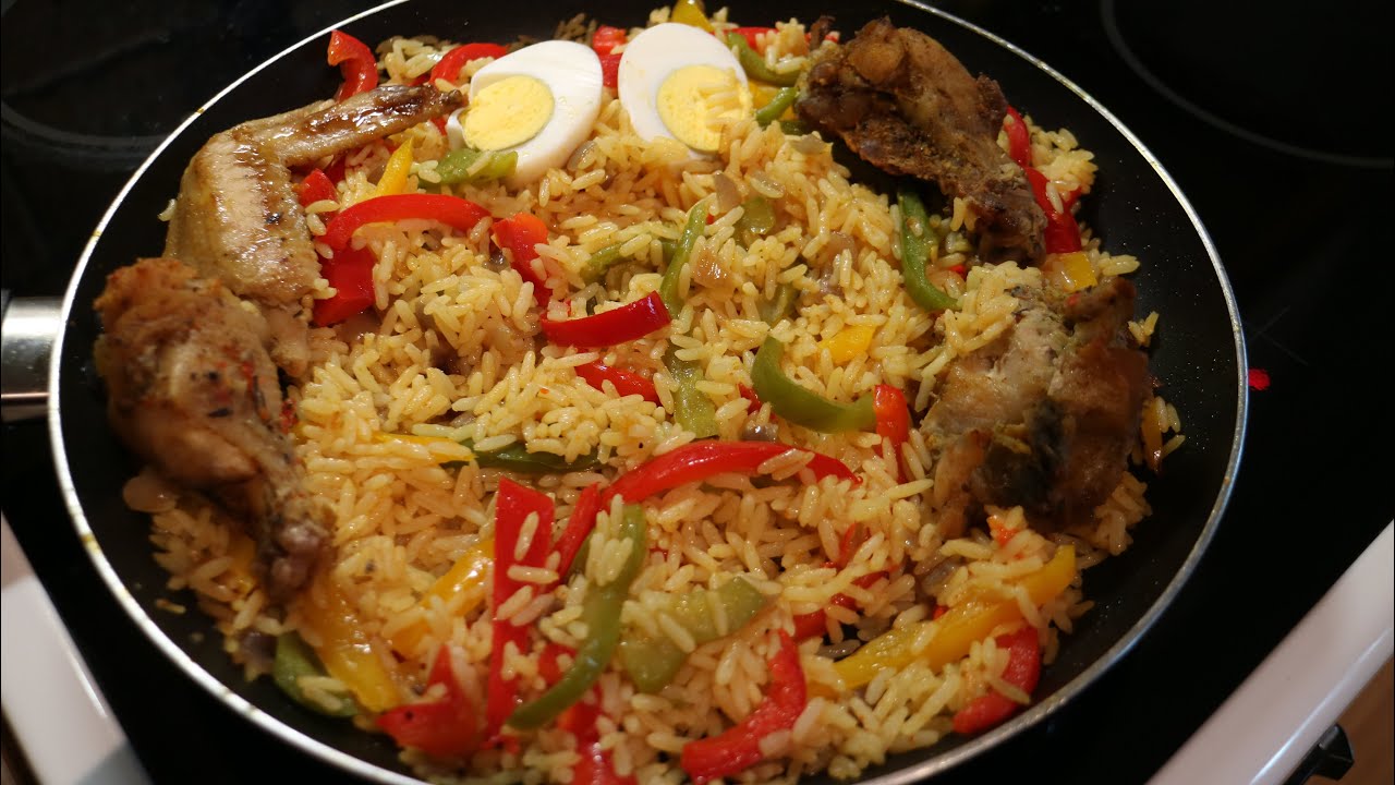 Spicy Stir-fried rice/ Peppers alone - YouTube