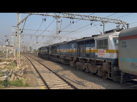 Last Diesel Run of 19667/68 Palace Queen Humsafar Express - YouTube