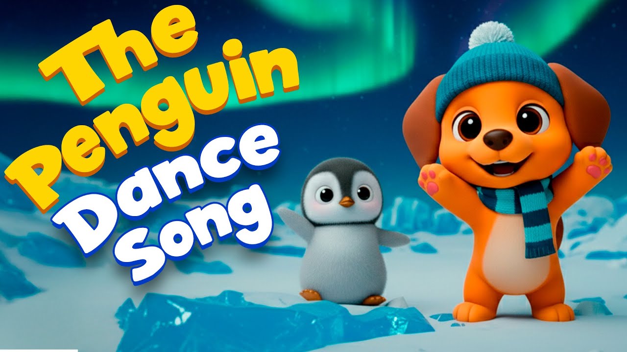 The Penguin Dance Song 🐧 | Funny Animal Song for Kids | Little Tunes ...