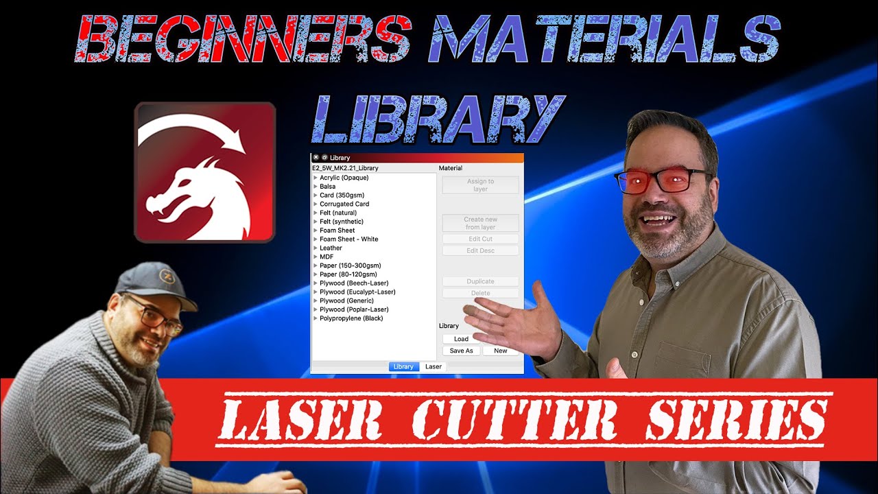 Lightburn Tutorial Setting Up The Materials Library YouTube Lightburn Tutorial Setting Up The Materials Library YouTube
