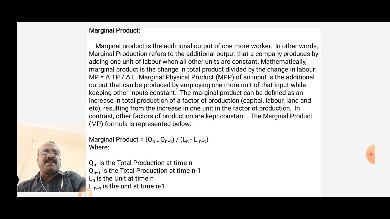 Derivation of Marginal Functions from Total Function: Introduction ...