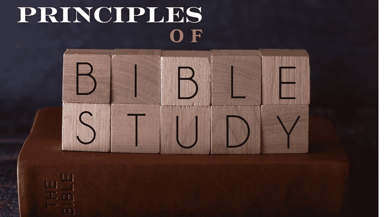 Principles for Bible Study: Comparison - YouTube