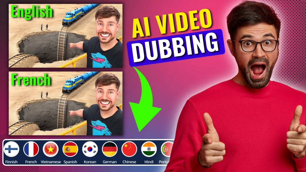 How to Dubbed & Translate Any Video in any language in 1 minute || AI ...