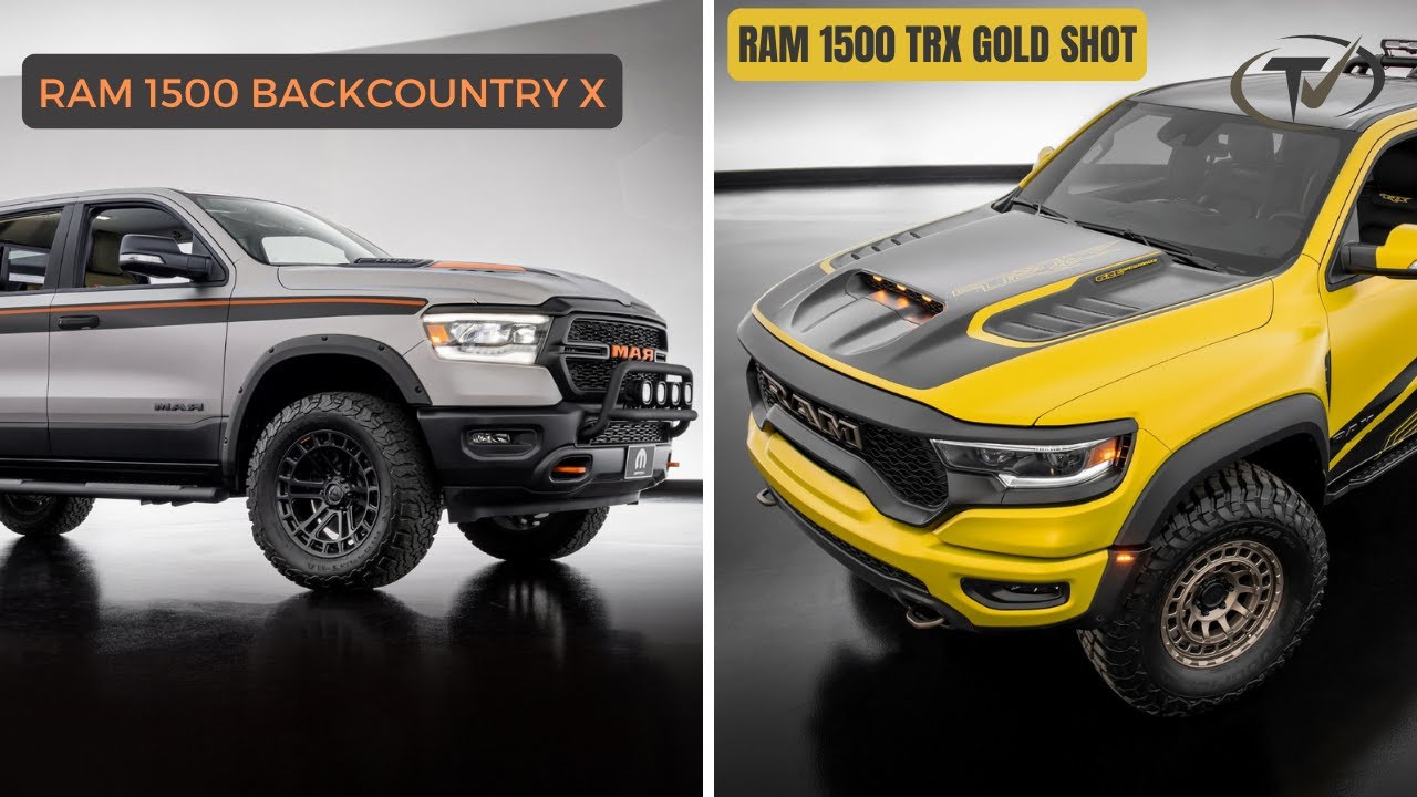 Mopar Ram 1500 TRX Concepts Debut For SEMA With Maximum Storage - YouTube