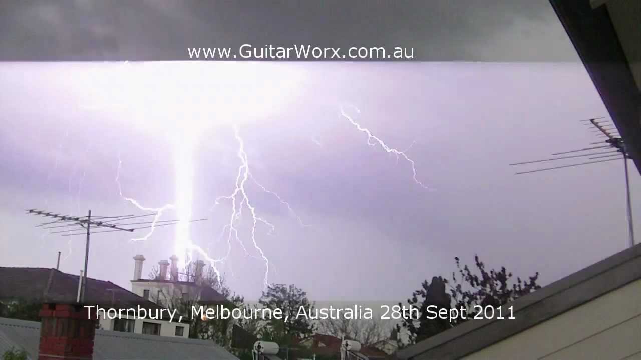Melbourne Thunder and Lightning Storm Pictures , Australia, 28th ...
