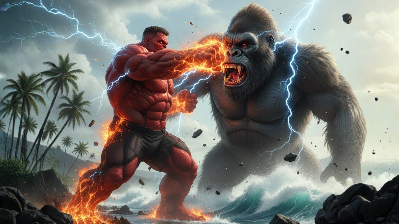 RED HULK VS KING KONG Epic Battle Full Movie in 4K Ultra HD - YouTube