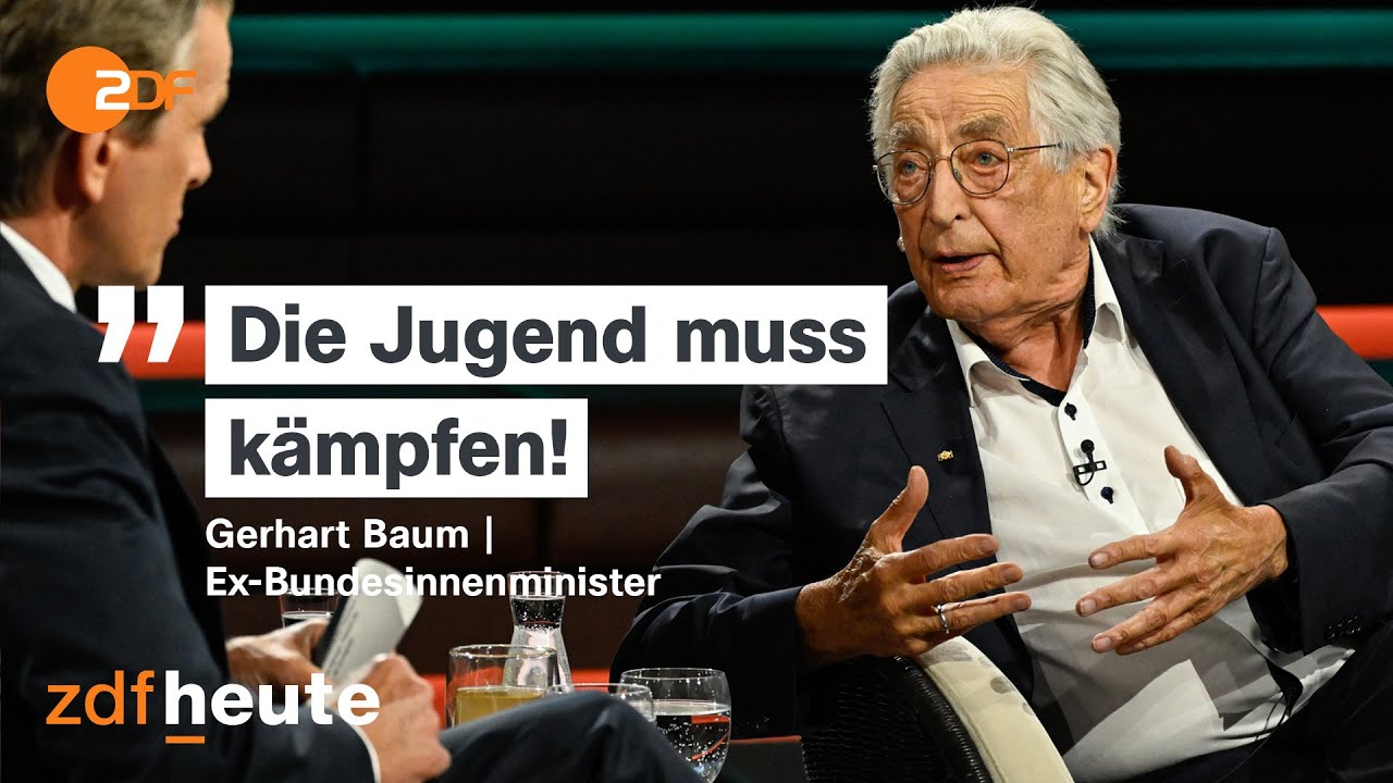 Ex-Minister Baum: Müssen das Grundgesetz verteidigen | Markus Lanz vom ...