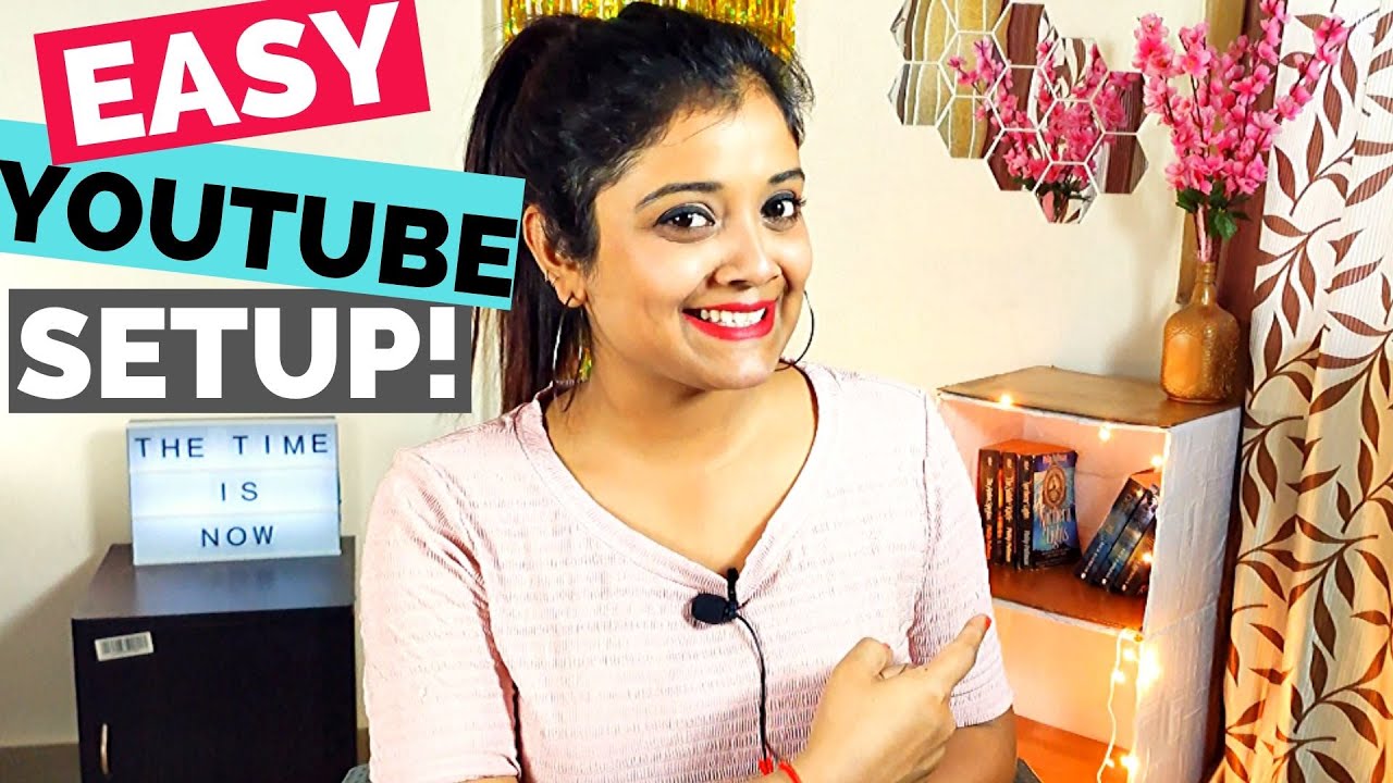 HOW TO?? Set Up Your Awesome YOUTUBE STUDIO AT HOME - YouTube