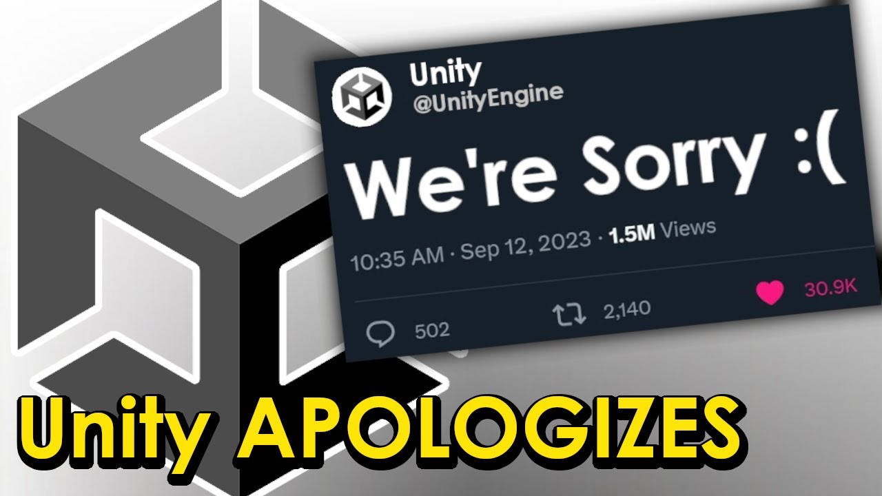 Unity Walks Everything Back And Apologizes Youtube
