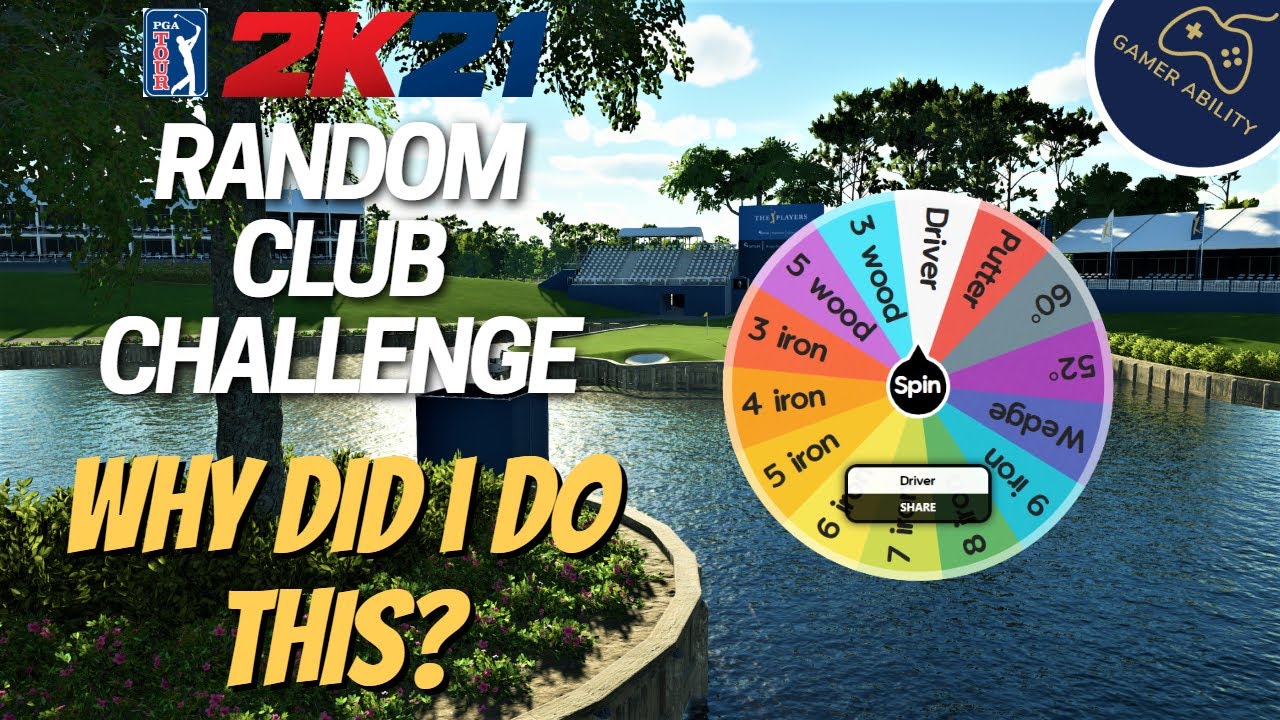 This Challenge Broke Me! PGA TOUR 2K21 Random Club Selector Challenge ...
