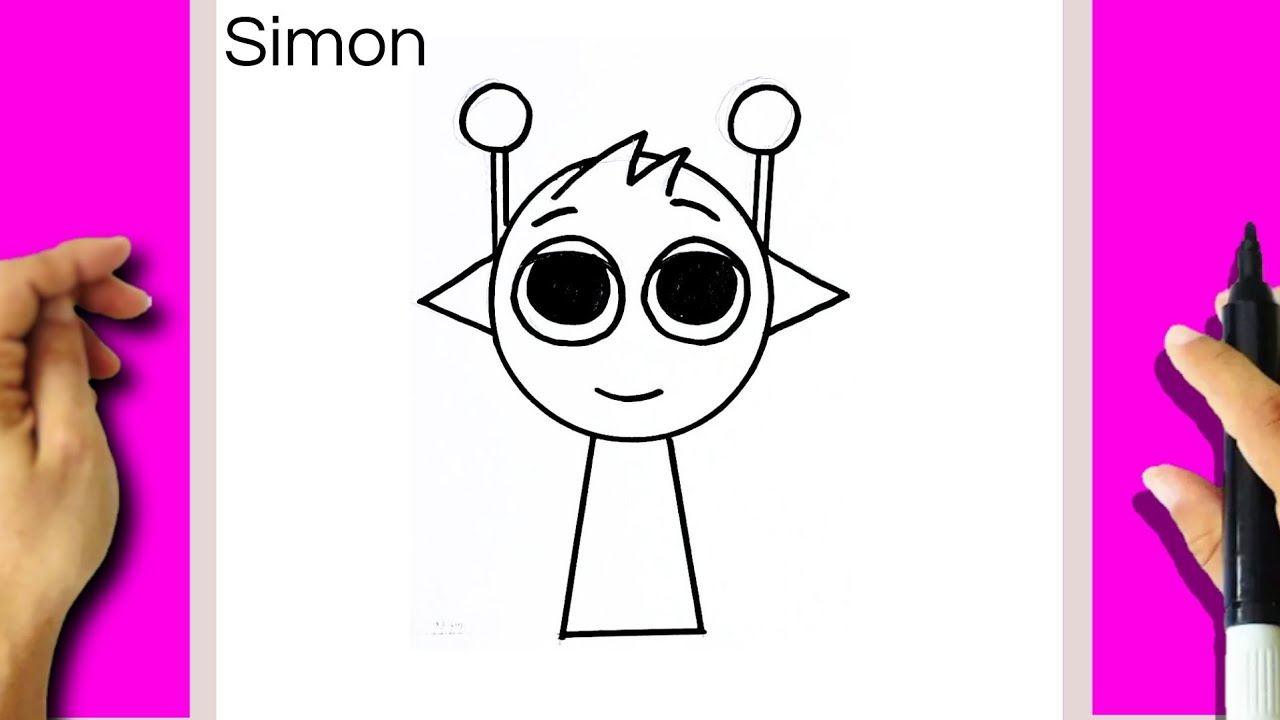 How To Draw Simon INCREDIBOX SPRUNKI - YouTube