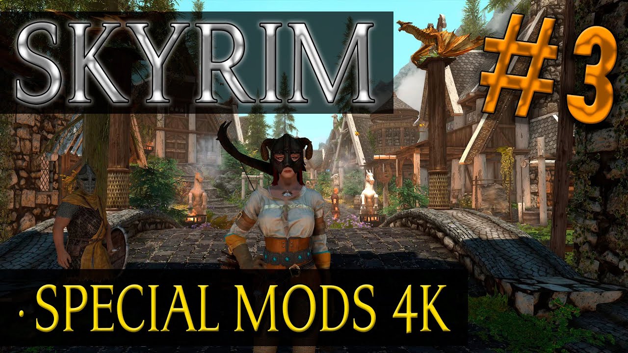SKYRIM (Special Mods) #3 Carrera Blanca es GOOOD! (PC, 4K) - YouTube