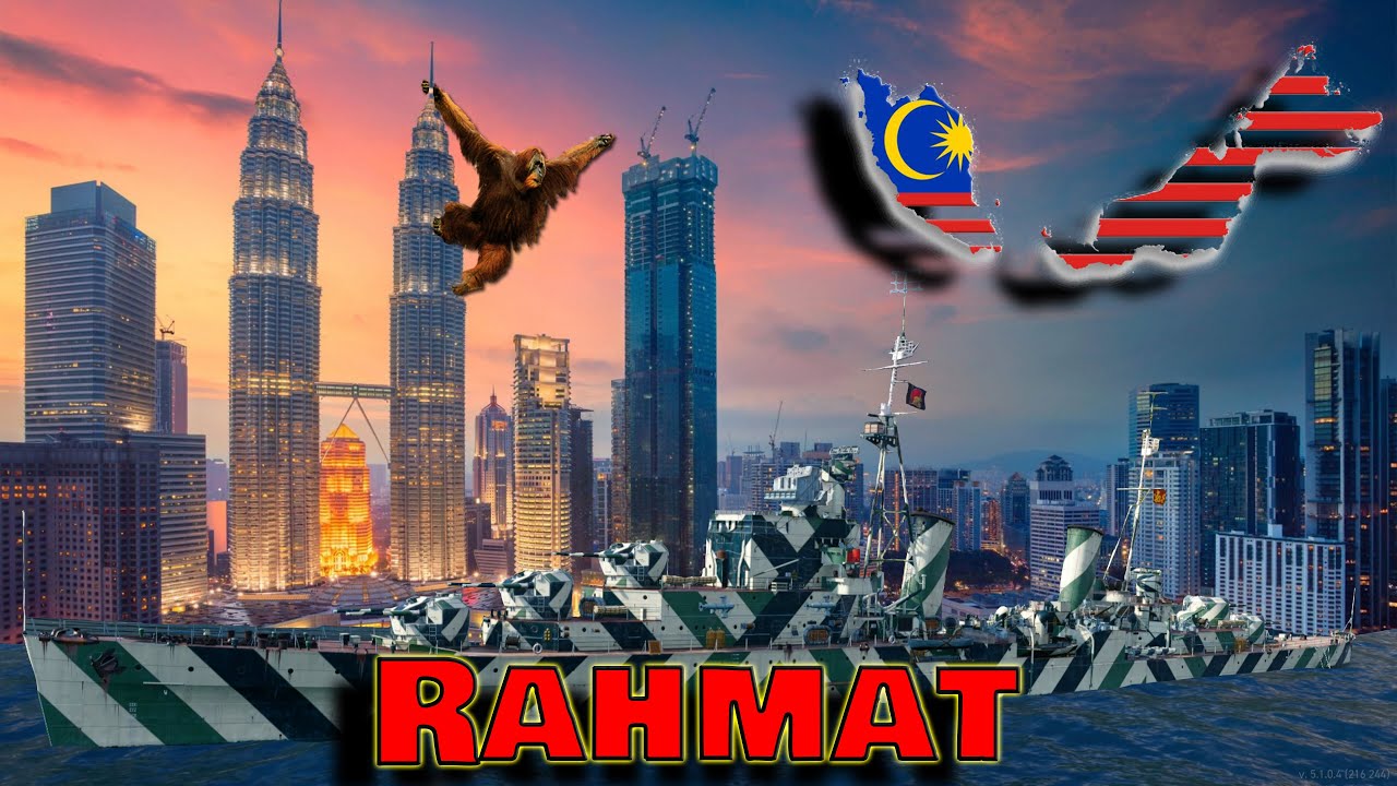 Meet The Rahmat! Tier 5 Pan Asian Cruiser (World of Warships Legends ...