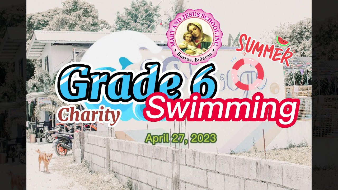 MJS Grade 6 Charity Swimming Video - YouTube