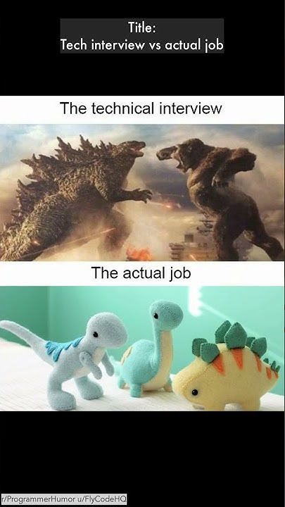 Tech interview vs actual job - Best of r/ProgrammerHumor for Oct 22nd 2022! - YouTube