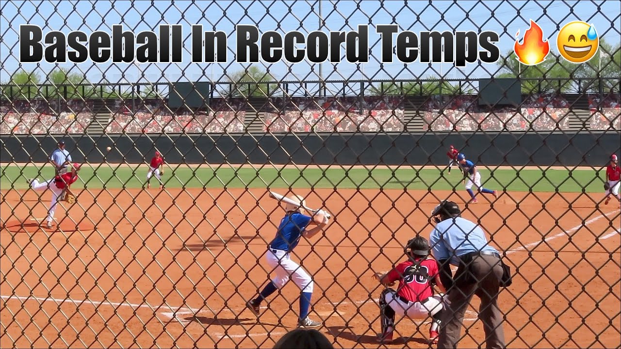 Baseball Tournament in Record Setting Extreme Heat - YouTube