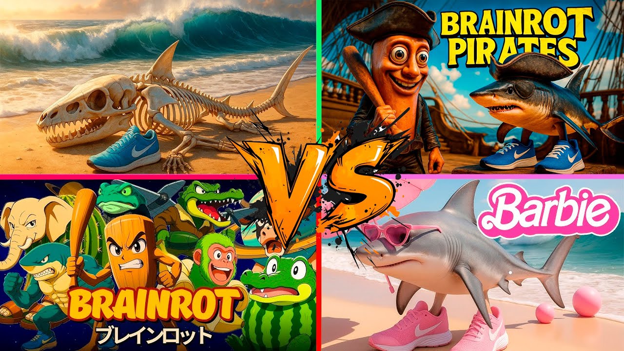 BRAINROT EXTINCTION 🆚 BRAINROT ANIME 🆚 BRAINROT PIRATE 🆚 BRAINROT ...