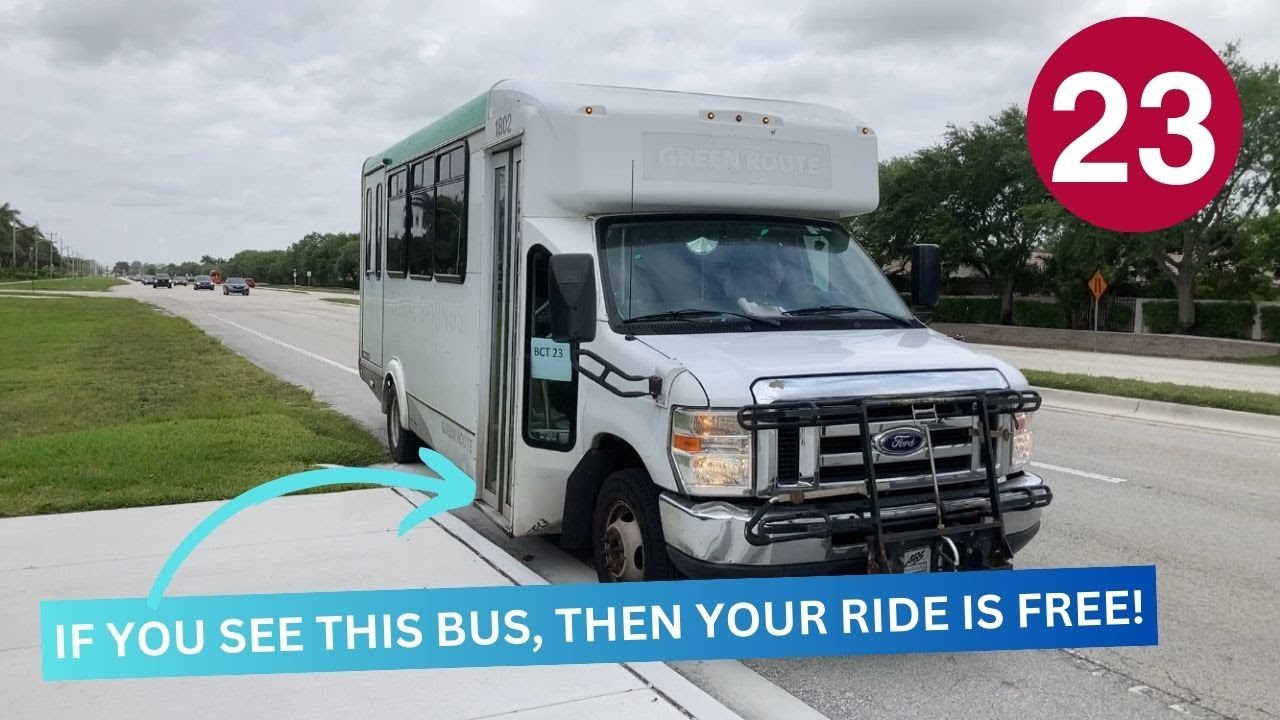 Riding Broward County Transit Bus 23, Sheridan St & NW 163 Ave to ...