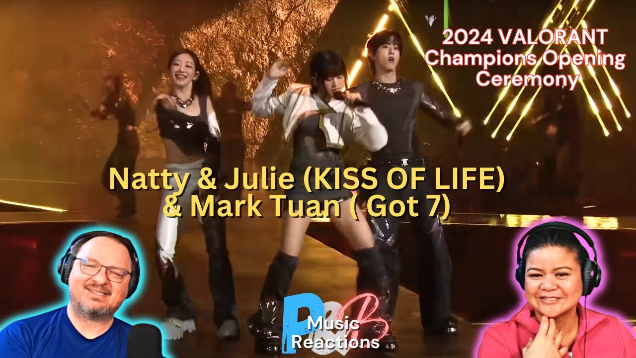 Natty & Julie(KISS OF LIFE) & Mark Tuan "Superpower" (2024 Valorant ...