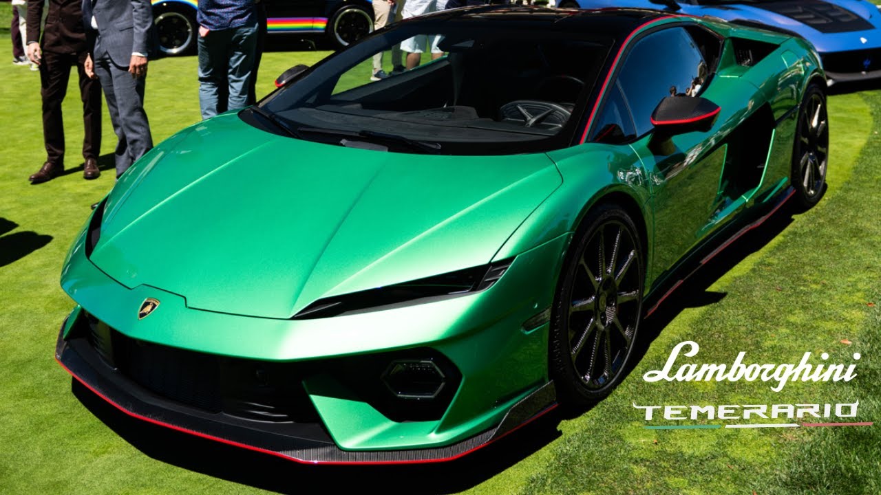 Lamborghini Temerario at Monterey Car Week in California - YouTube