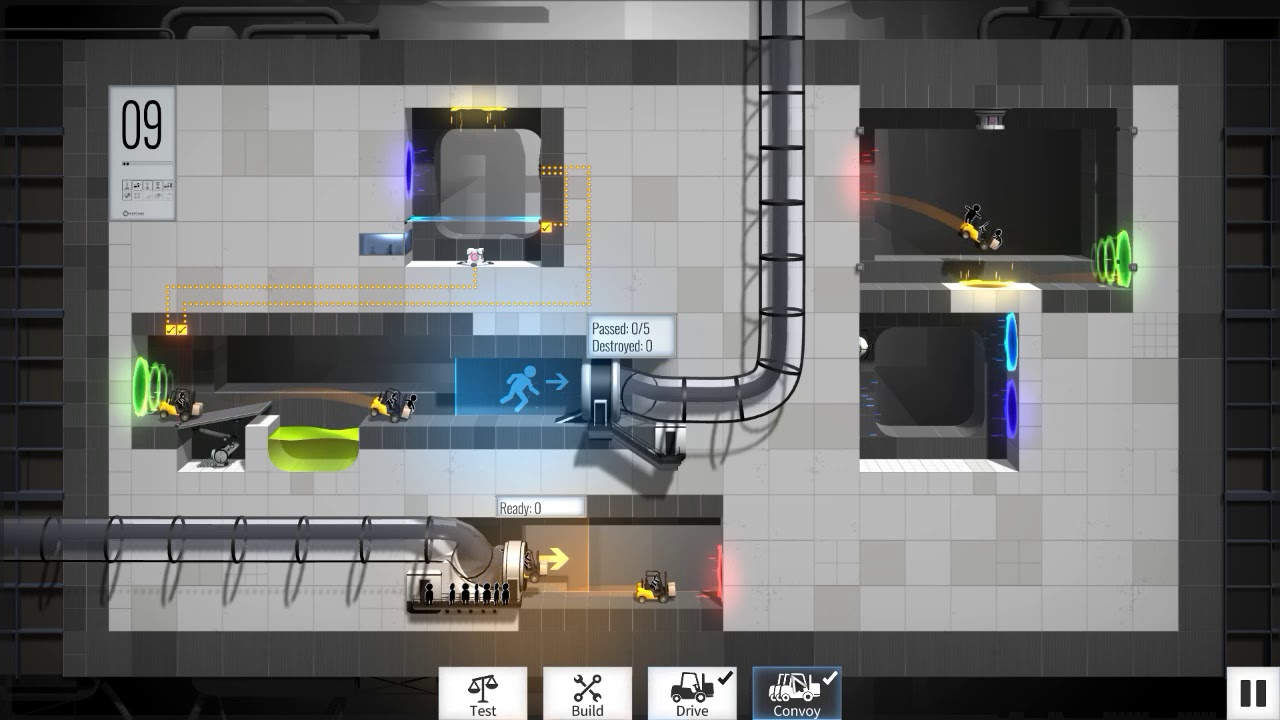 Bridge Constructor Portal Portal Proficiency DLC level 9 low budget ...