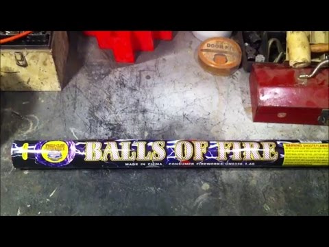 Balls Of Fire And Bubble Blaster By World Class Fireworks - YouTube