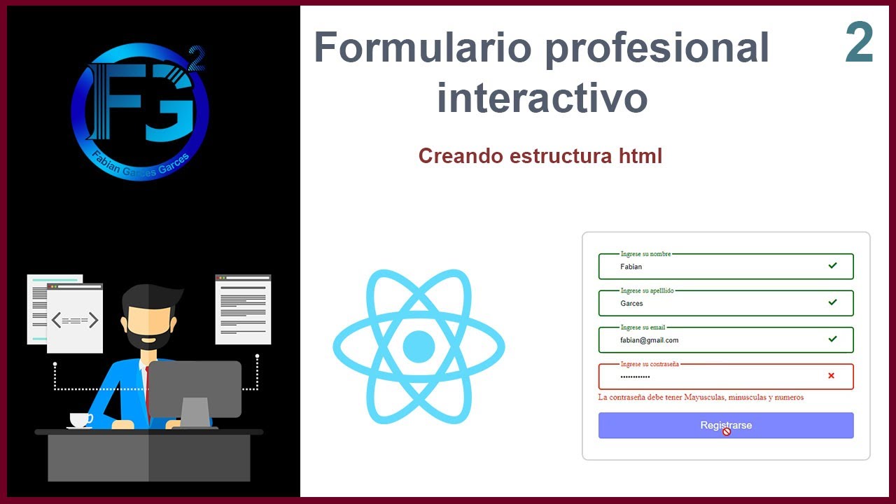 2. Formulario Interactivo - Creando el proyecto - YouTube