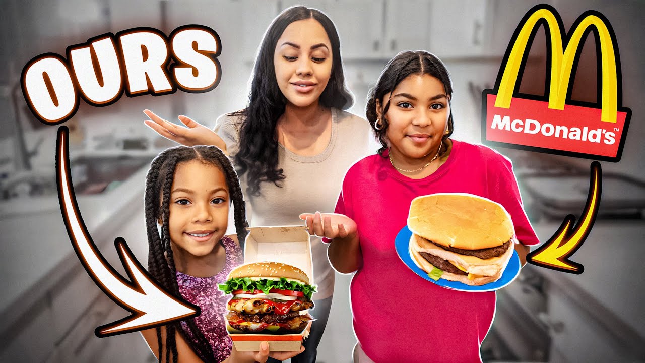 Homemade vs. Fast Food: McDonald's Big Mac and Milkshake - YouTube