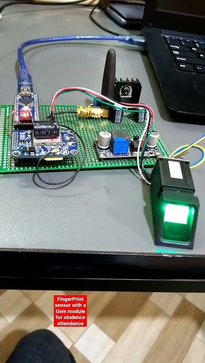 Demonstration of Fingerprint sensor with GSM module for students attendance system. - YouTube