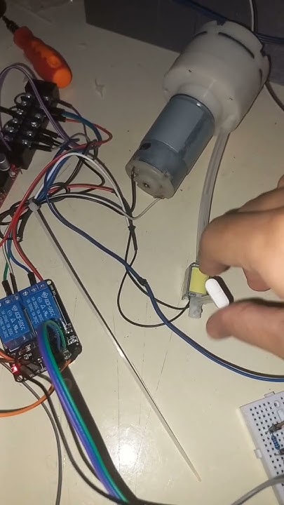 12 Volt Vacuum Air Pump Using Esp32 Arduinoproject Esp32project Embeddedprojects Vacuum