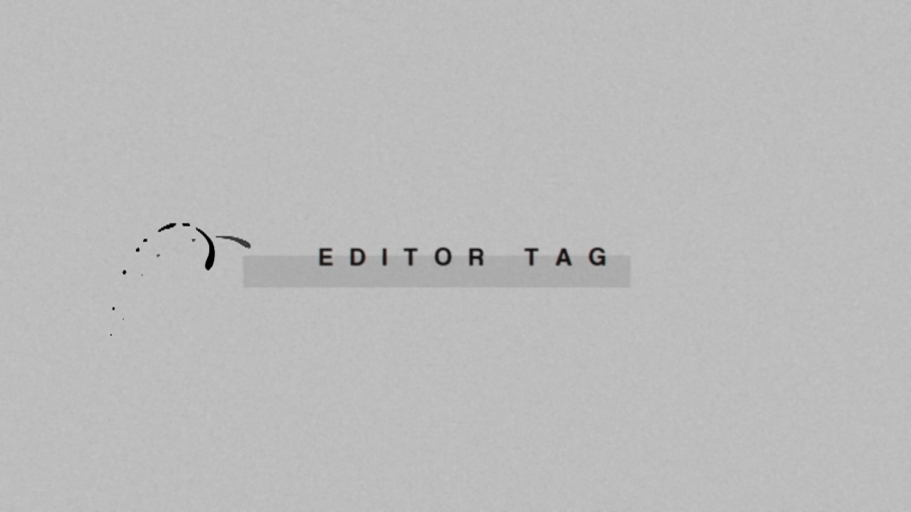 editor tag - YouTube