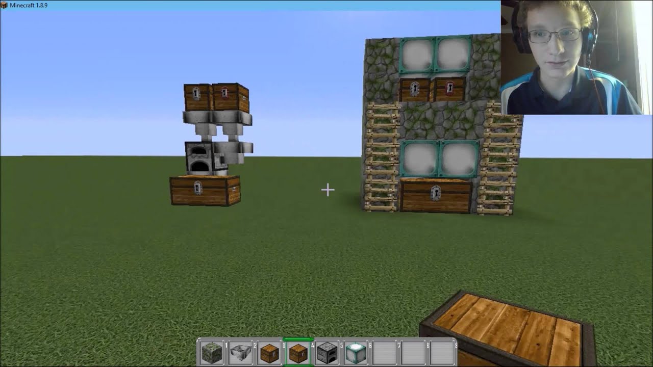 Minecraft Tutorial | Compact Furnace - YouTube