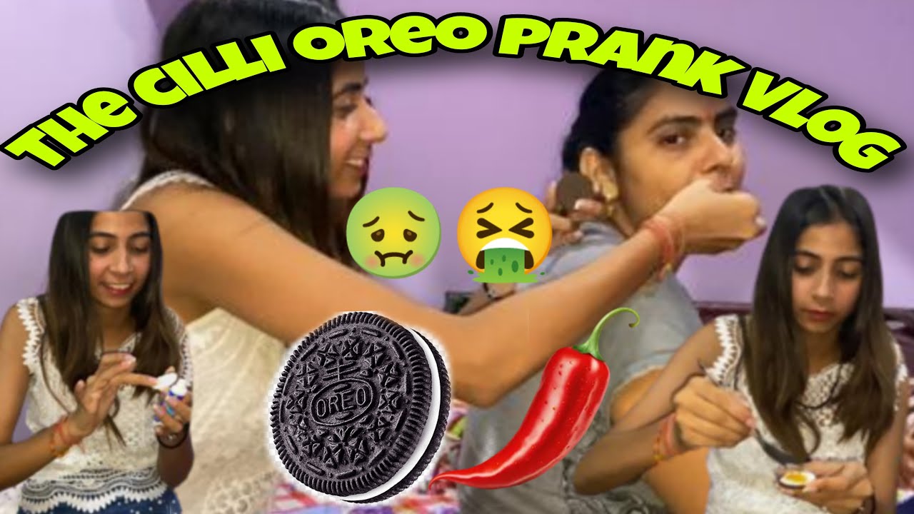 Chilli 🌶️ Oreo Biscuits Prank 😂 Merse khud Mang kr Khaya 😅 ️😆Chachi ne ...