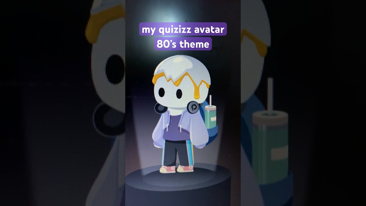 my quizizz avatar 80’s theme edition! - YouTube