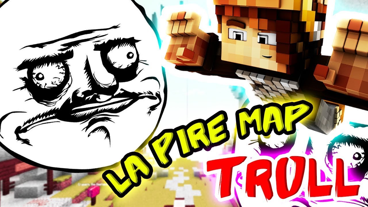 LA PIRE MAP TROLL DE MINECRAFT !! - YouTube