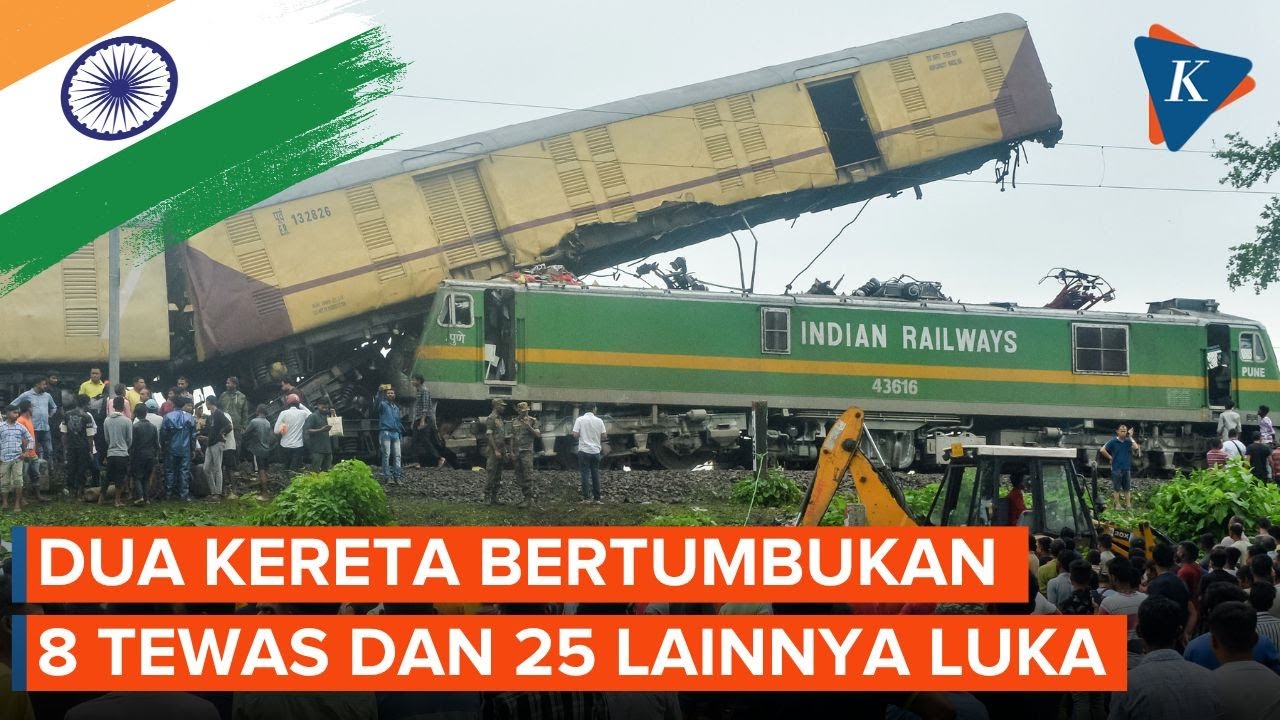 Lagi! Tabrakan Dua Kereta Terjadi di India, 3 Kru Gugur dalam Tugas ...