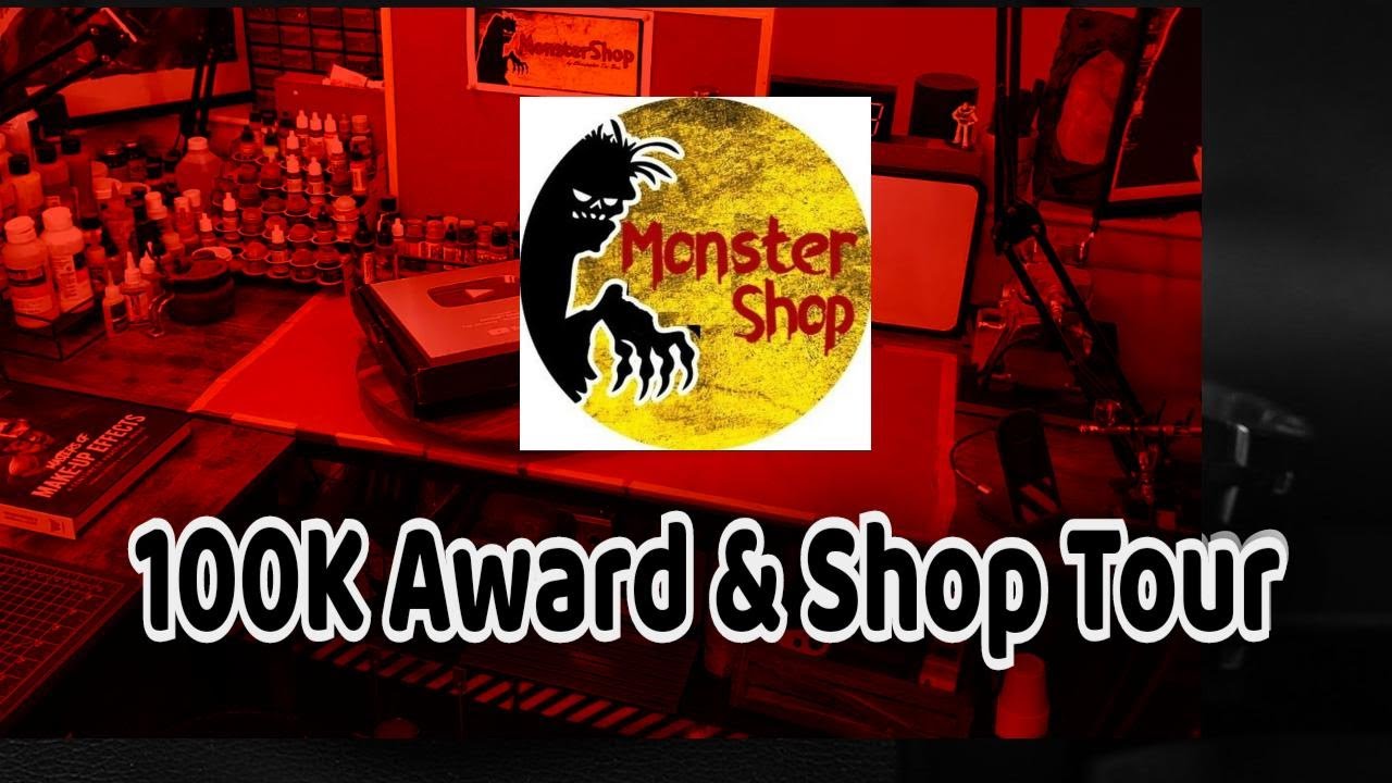 100K Award and Shop Studio Tour - YouTube