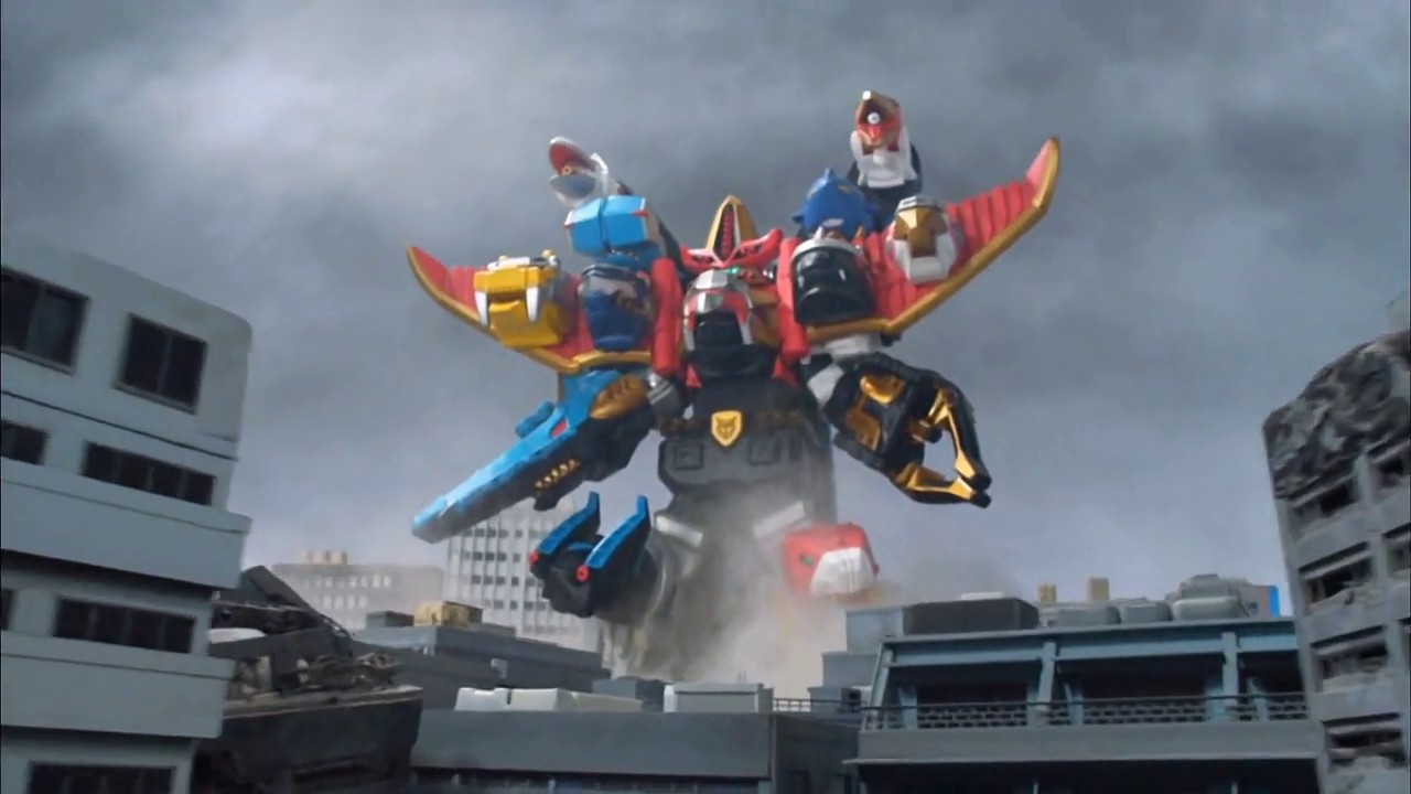 Power Ranger Megaforce | Gran Megazord Gosei Ultra - YouTube